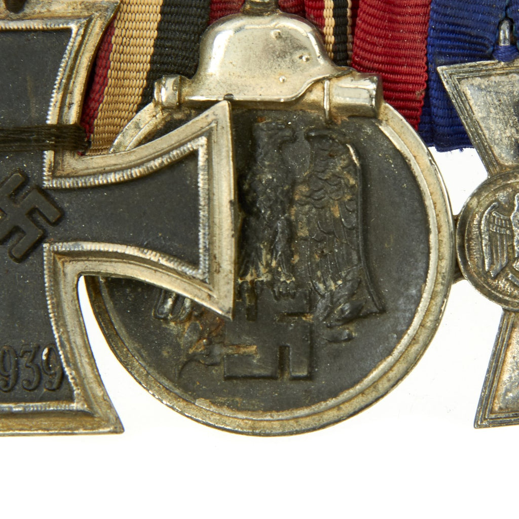 Original German WWII Eastern Front Officer Memel Medal Bar - 5 Awards ...