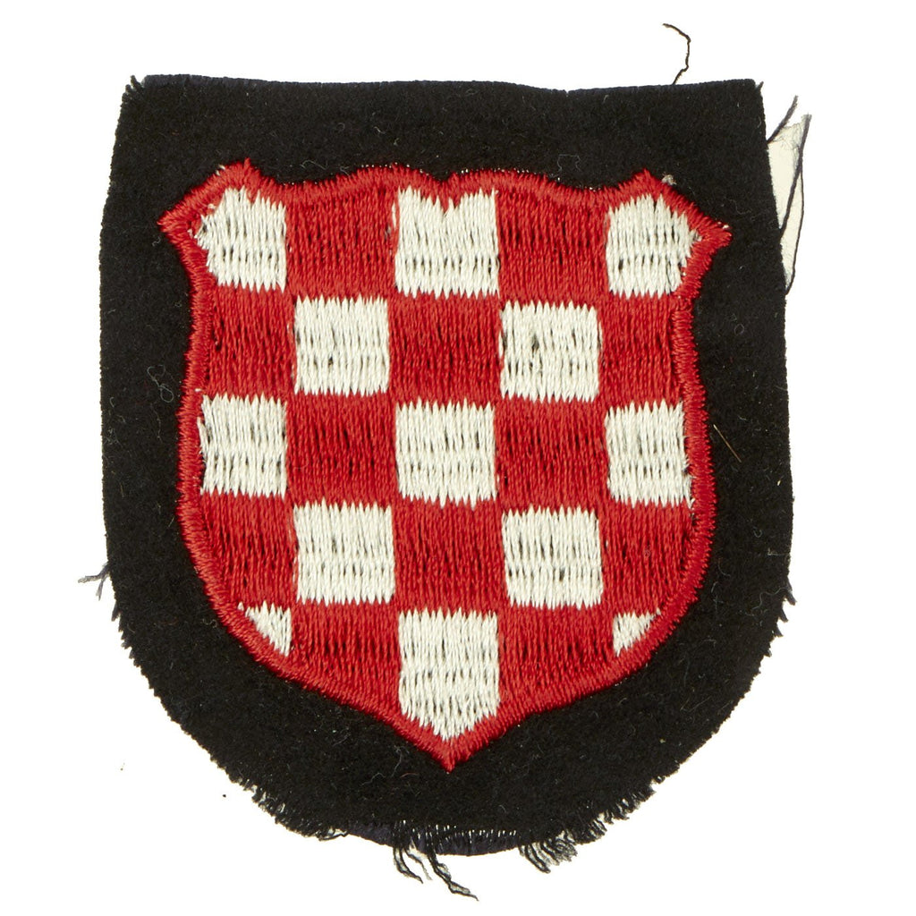 Original German WWII SS Shoulder Boards Grouping with Croatian SS "Han ...