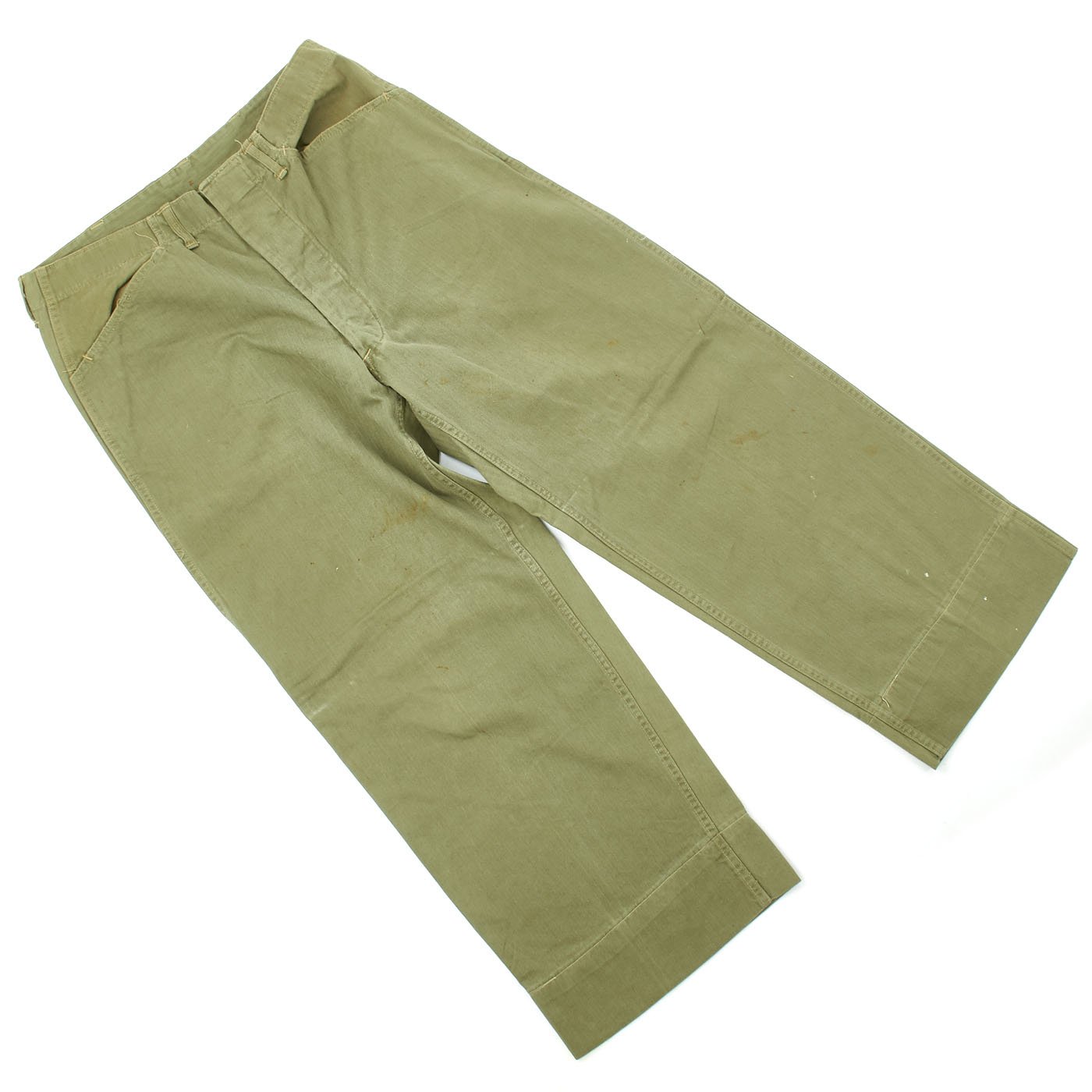 Original U.S. WWII USMC HBT Herringbone Twill P41 Utility Combat Unifo ...