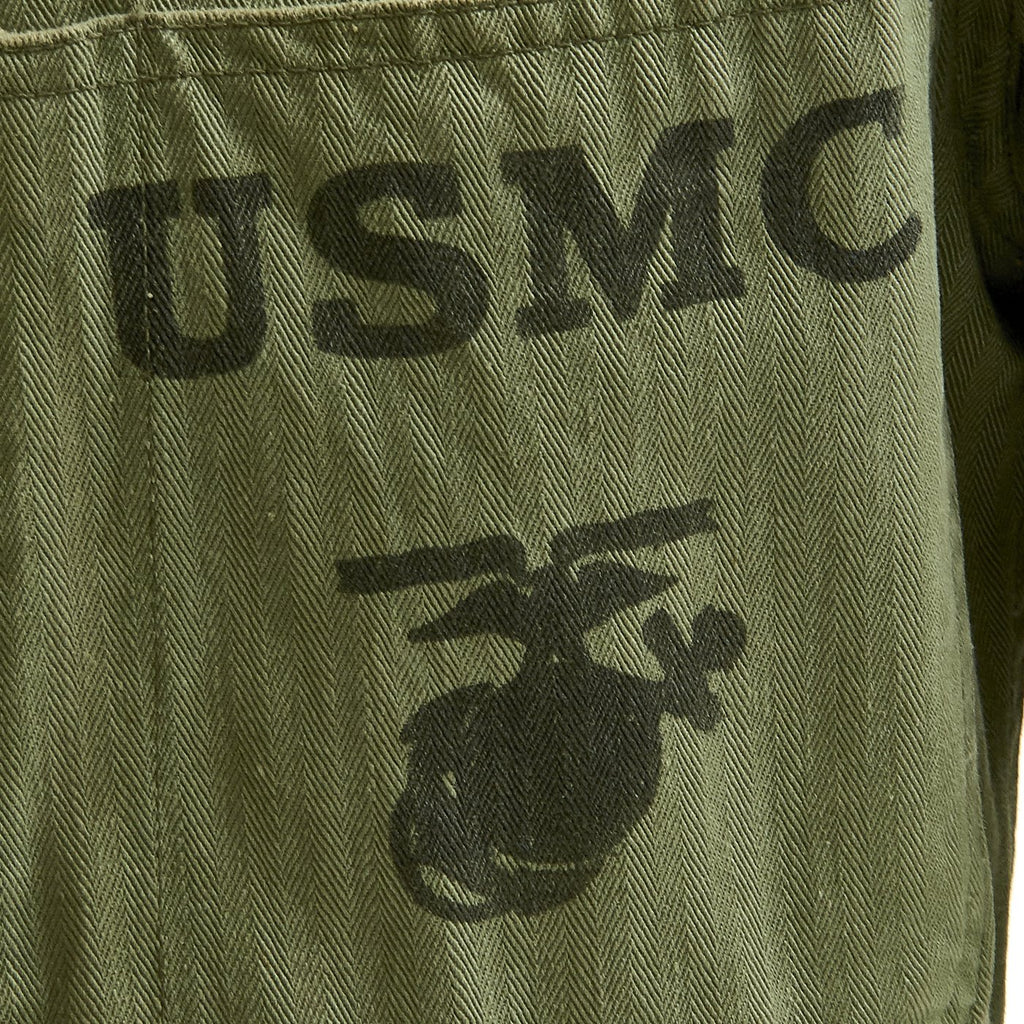 Original U.S. WWII USMC HBT Herringbone Twill P41 Utility Combat Jacke ...