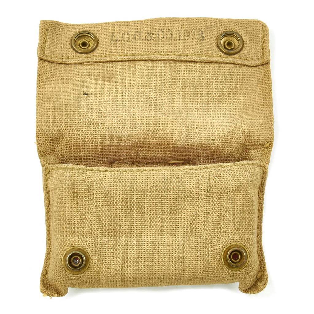 Original U.S. WWI USMC M1910 Cartridge Belt, .45 Magazine Pouch, First ...