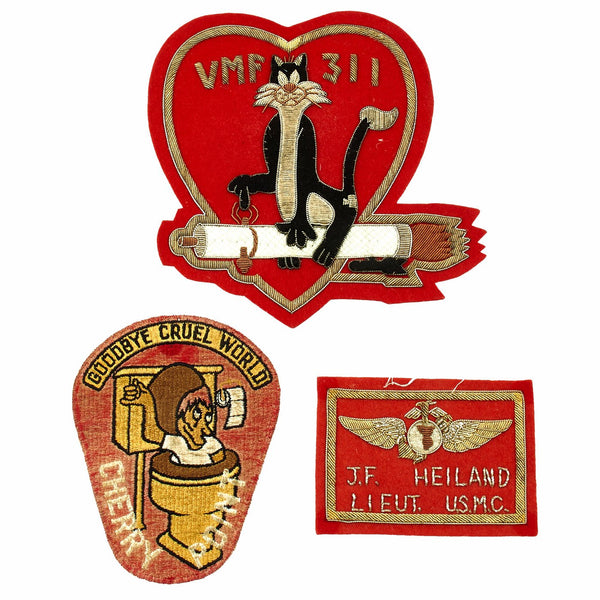 Original U.S. Korean War Marine Fighting Squadron VMF-311 Aviator Patc ...