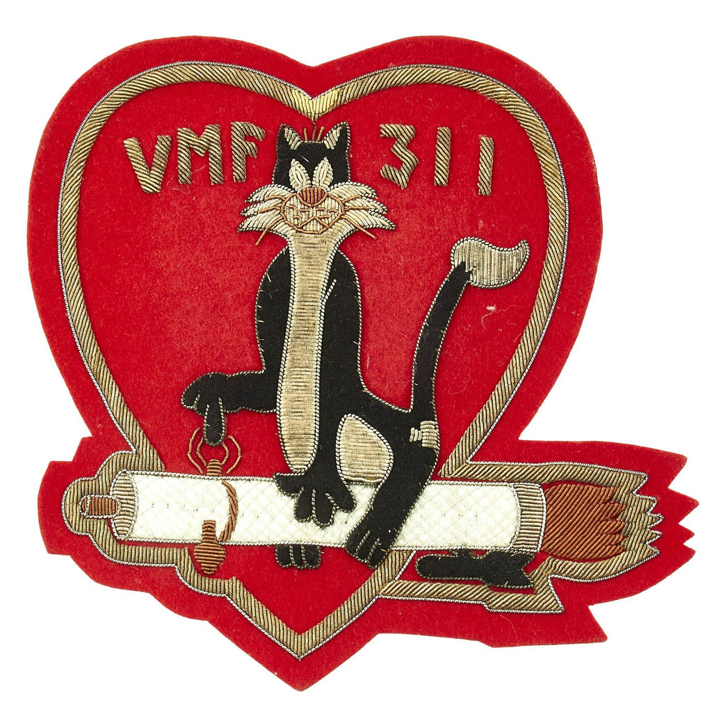 Original U.S. Korean War Marine Fighting Squadron VMF-311 Aviator Patc ...