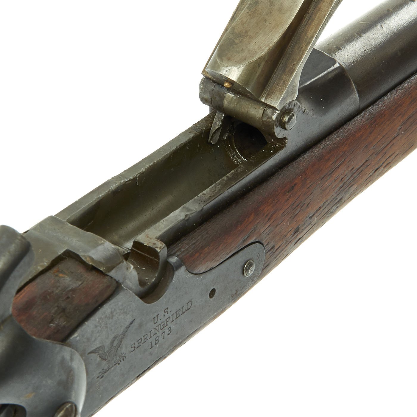 Original U.S. Early Springfield Trapdoor Model 1873 Rifle made in 1876 ...