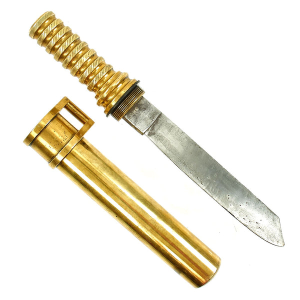 Original German WWII Kriegsmarine Navy Diver's Knife with Scabbard - W ...