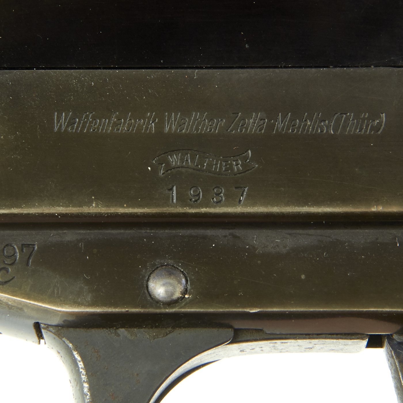 Original German WWII Walther LP 34 Heer Signal Flare Pistol with Holst ...