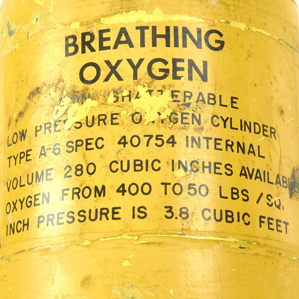 Original U.S. WWII USAAF B-17 B-24 Bomber Aircrew Walk Around A-6 Oxyg ...