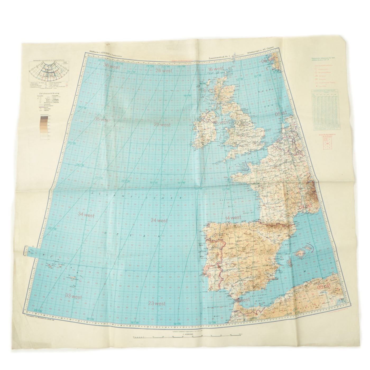 Original U.S. & German WWII Map Lot - 2 Items – International Military ...