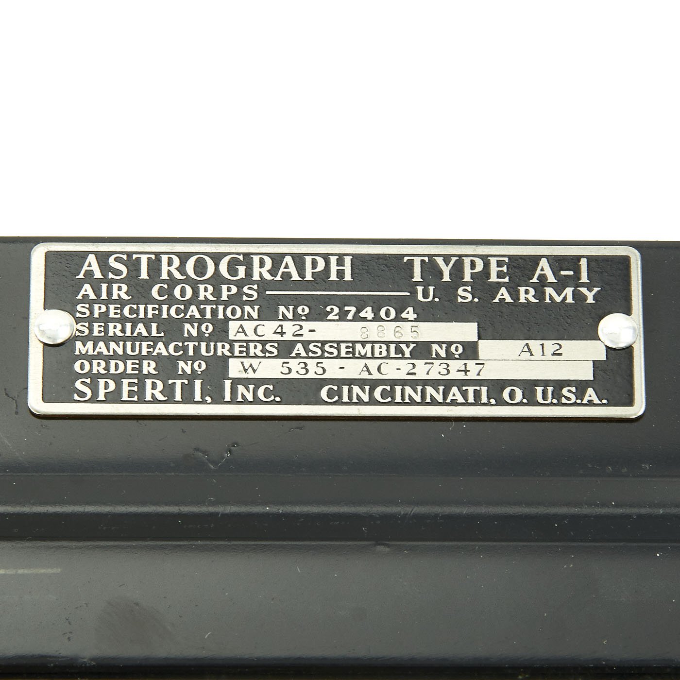 Original WWII U.S. Army Air Corps Type A-1 Astrograph with Star Charts ...