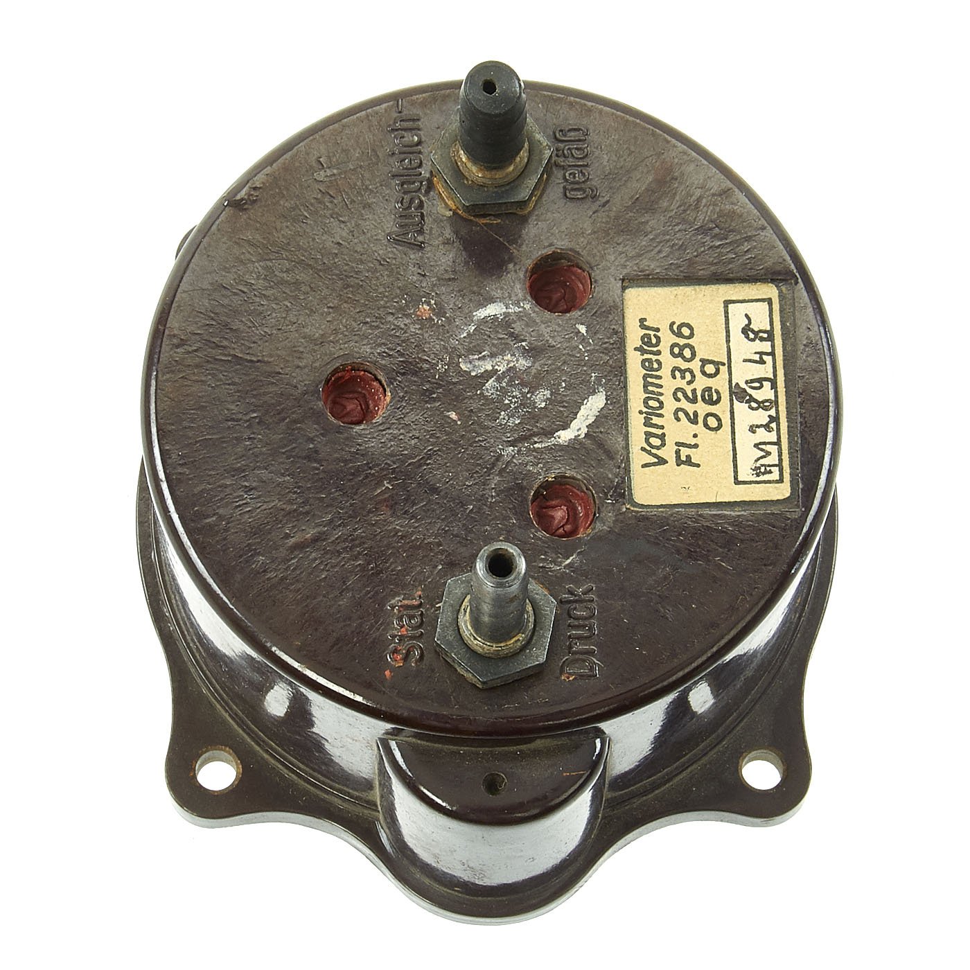 Original German WWII Luftwaffe Messerschmitt Bf 109 Variometer Verticl – International Military ...