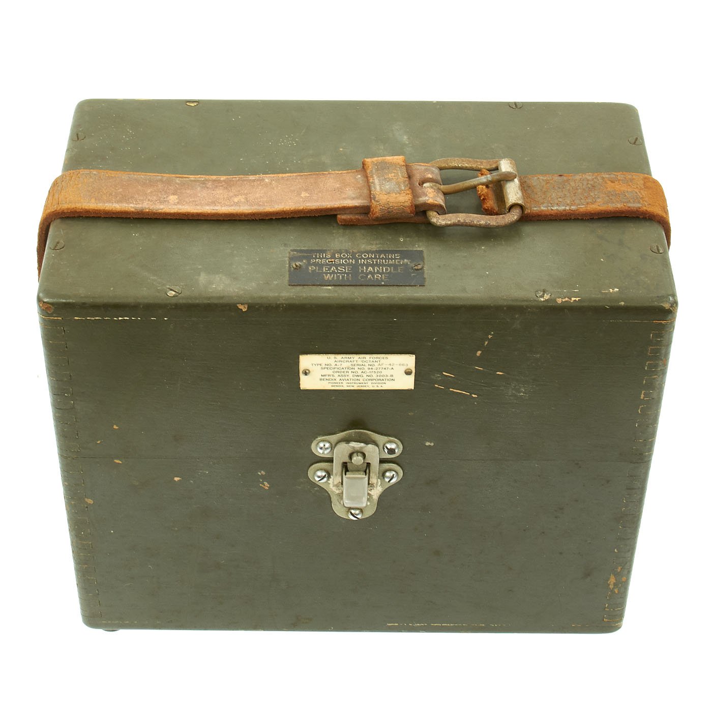 Original U.S. WWII Army Air Forces Type A-7 Octant by Bendix Aviation ...