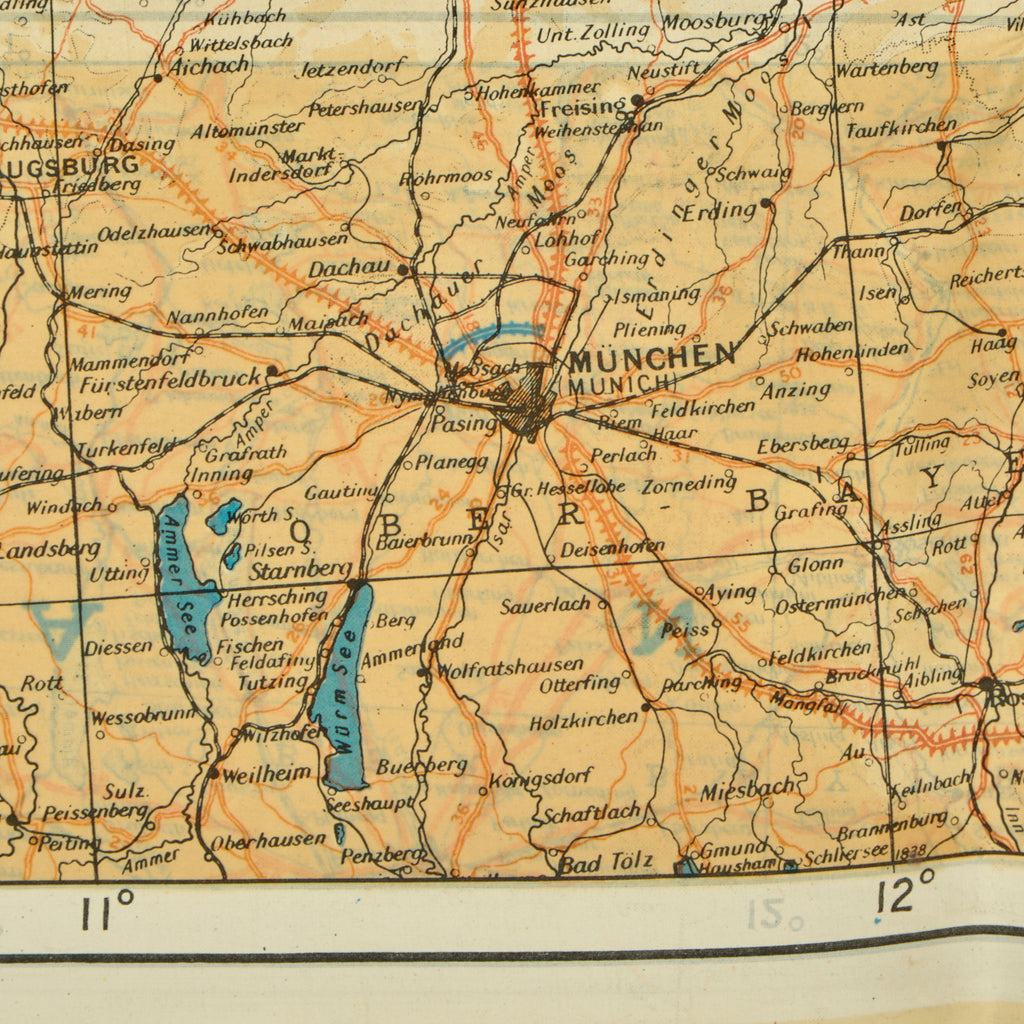 Original WWII Escape and Evasion “Silk” Maps For Holland, Belgium, Fra ...