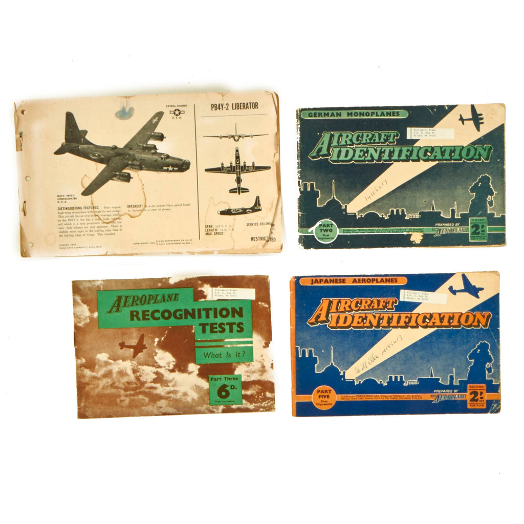 Original U.S. WWII US Army Air Forces Aircraft Recognition Books For A ...