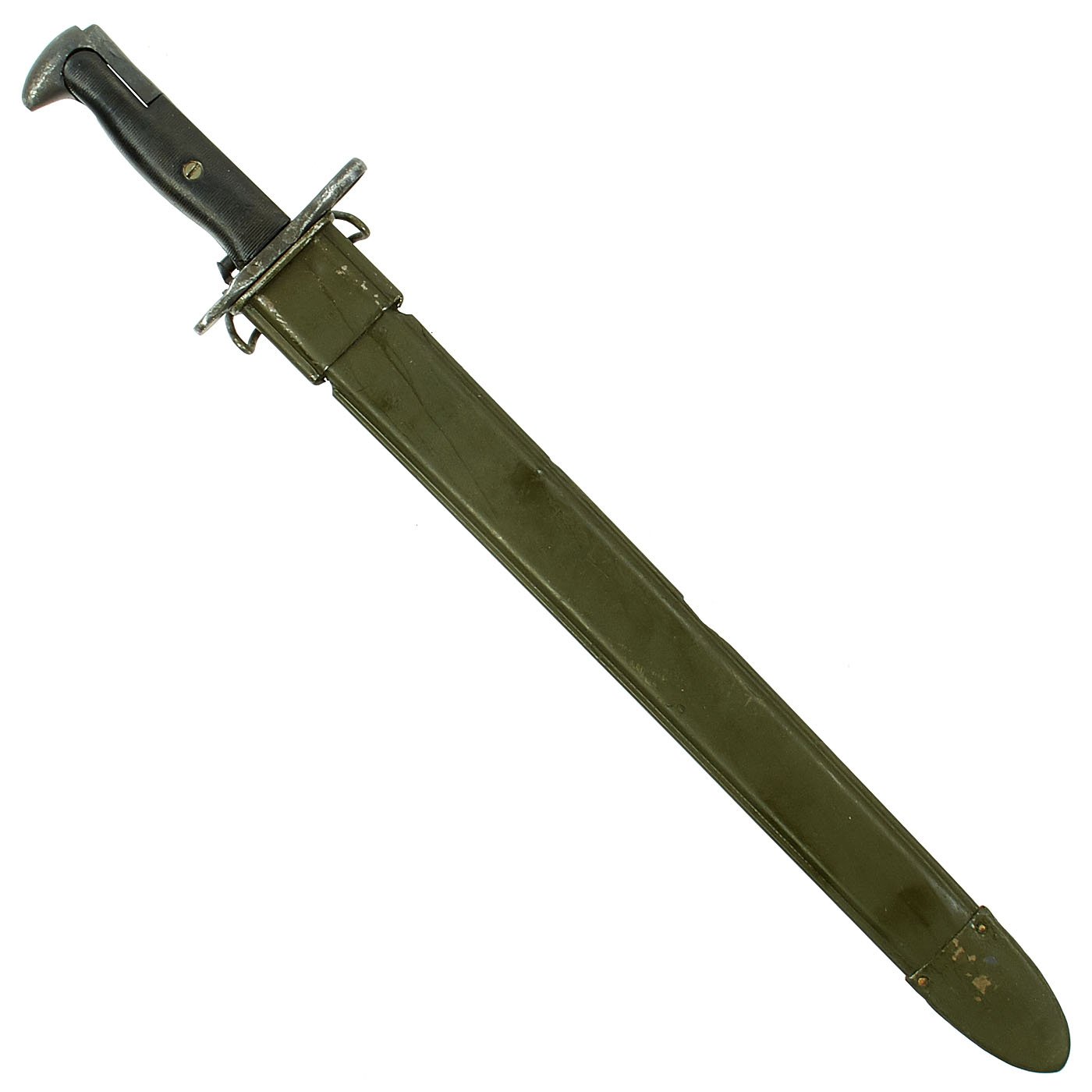 Original U.S. WWII M1942 Garand Rifle 16 inch Bayonet by PAL with Repa ...