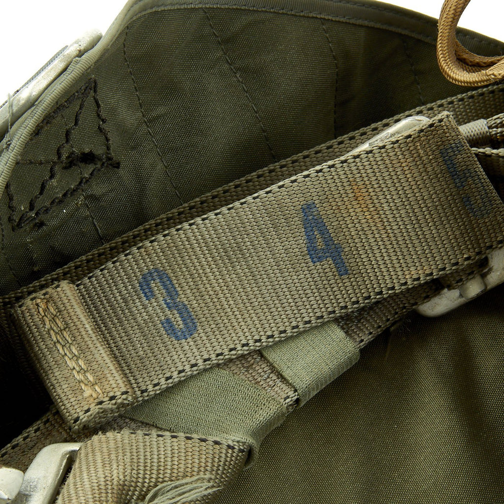 Original U.S. Vietnam War Jet Pilot Parachute with Harness and Reserve ...