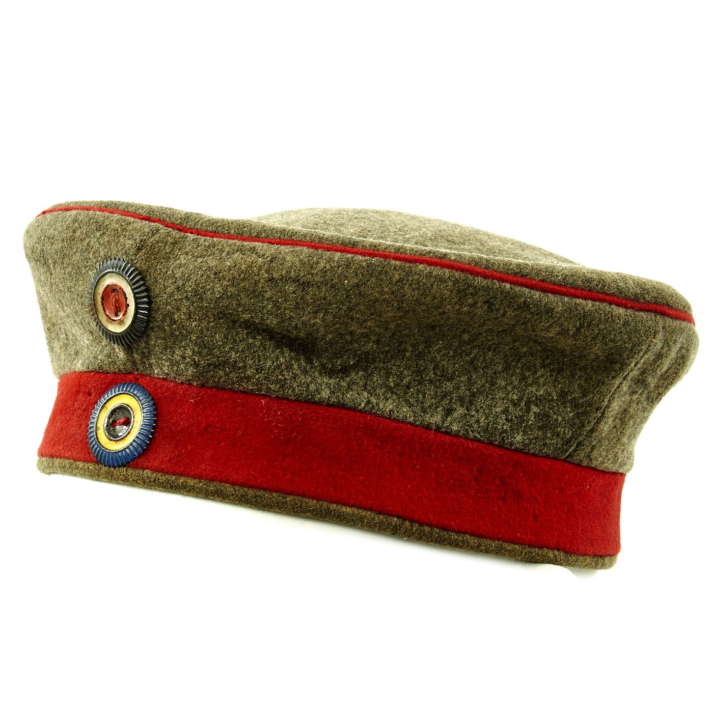 Original Imperial German WWI M1907 Feldmütze Field Cap with Mecklenbur ...