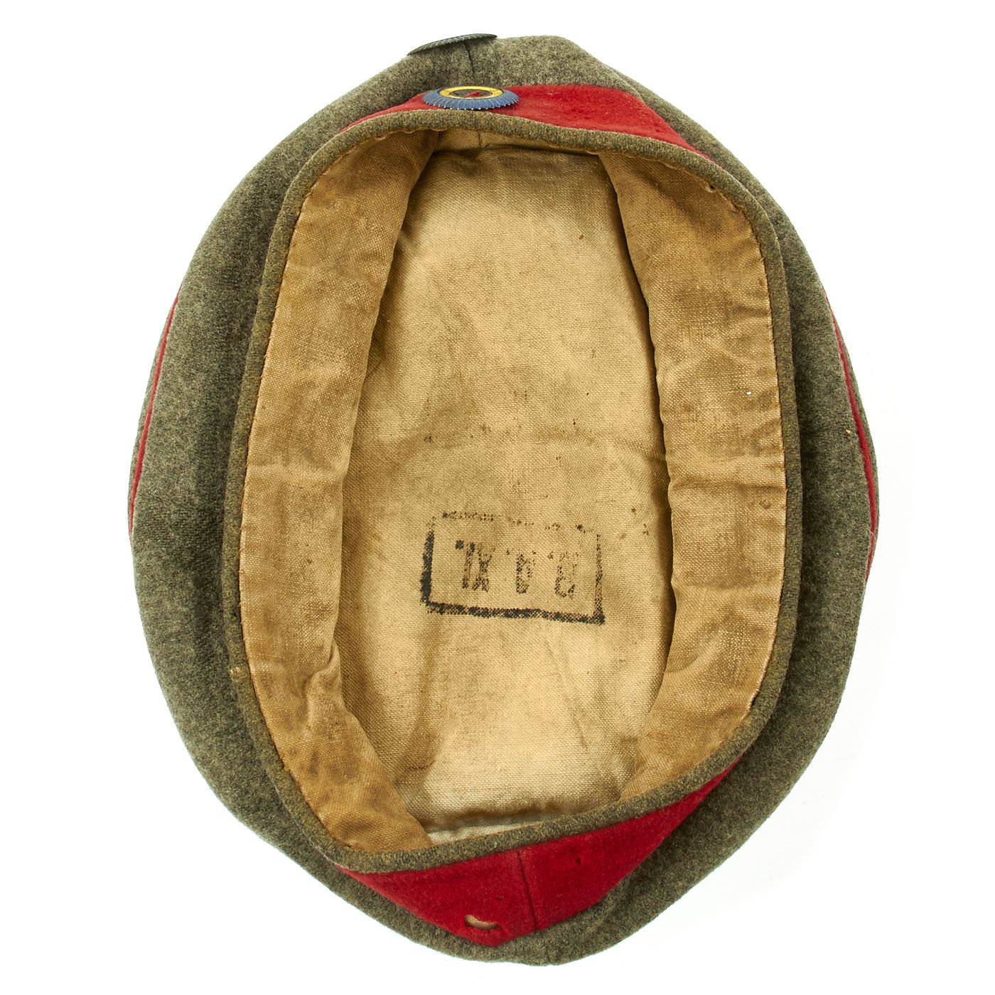 Original Imperial German WWI M1907 Feldmütze Field Cap with Mecklenbur ...