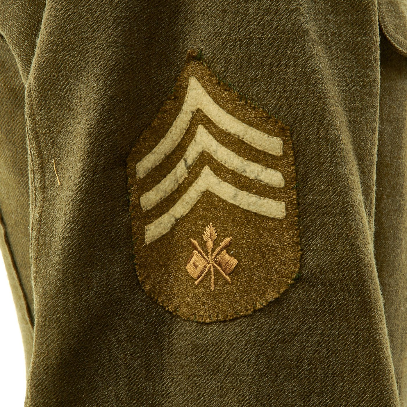 Original U.S. WWI Third Army Uniform Jacket and M1917 Helmet ...