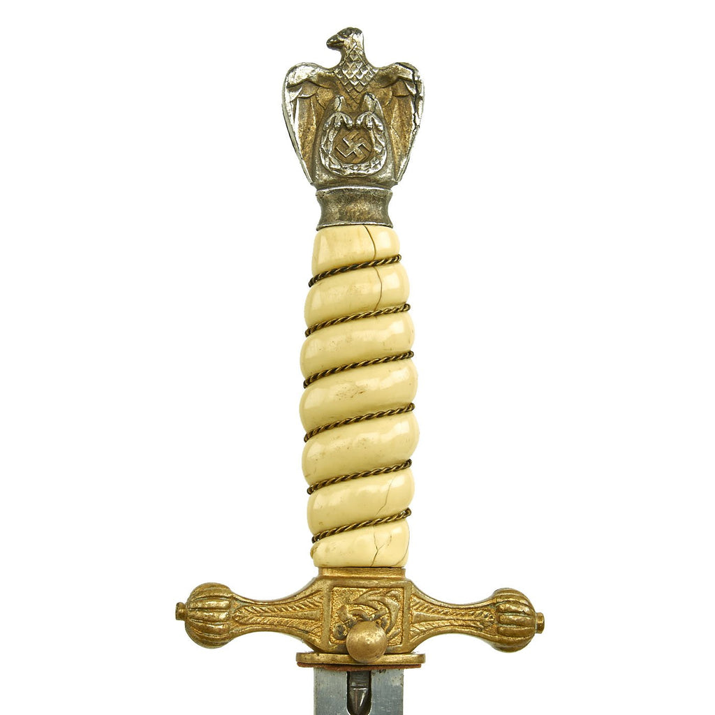 Original WWII German 2nd Model Naval Dagger with Lightning Bolt Scabba ...