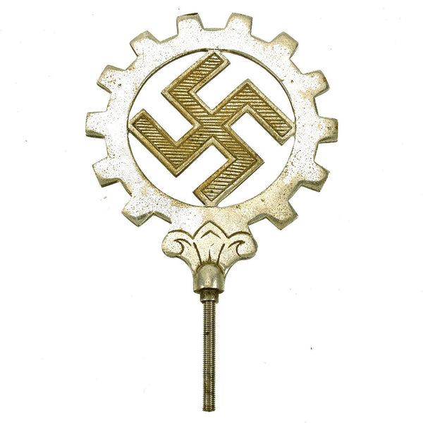 Original German WWII DAF Labor Front Flag Pole Finial - Deutsche Arbei ...