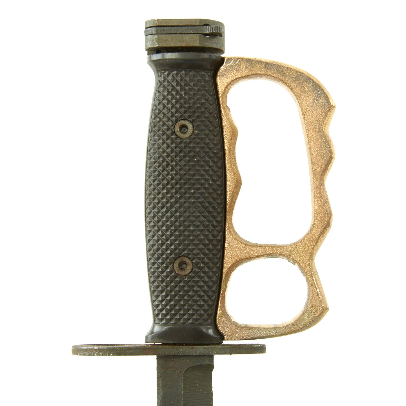 Original U.S. Vietnam War M7 Bayonet with Experimental Brass Knuckle G ...
