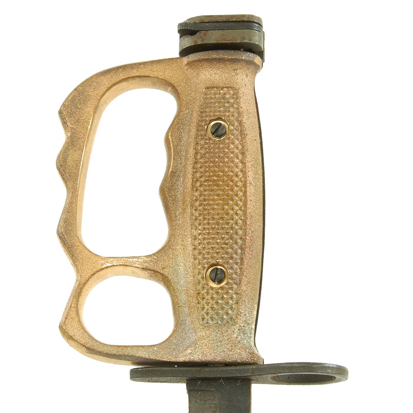 Original U.S. Vietnam War M7 Bayonet with Experimental Brass Knuckle G ...
