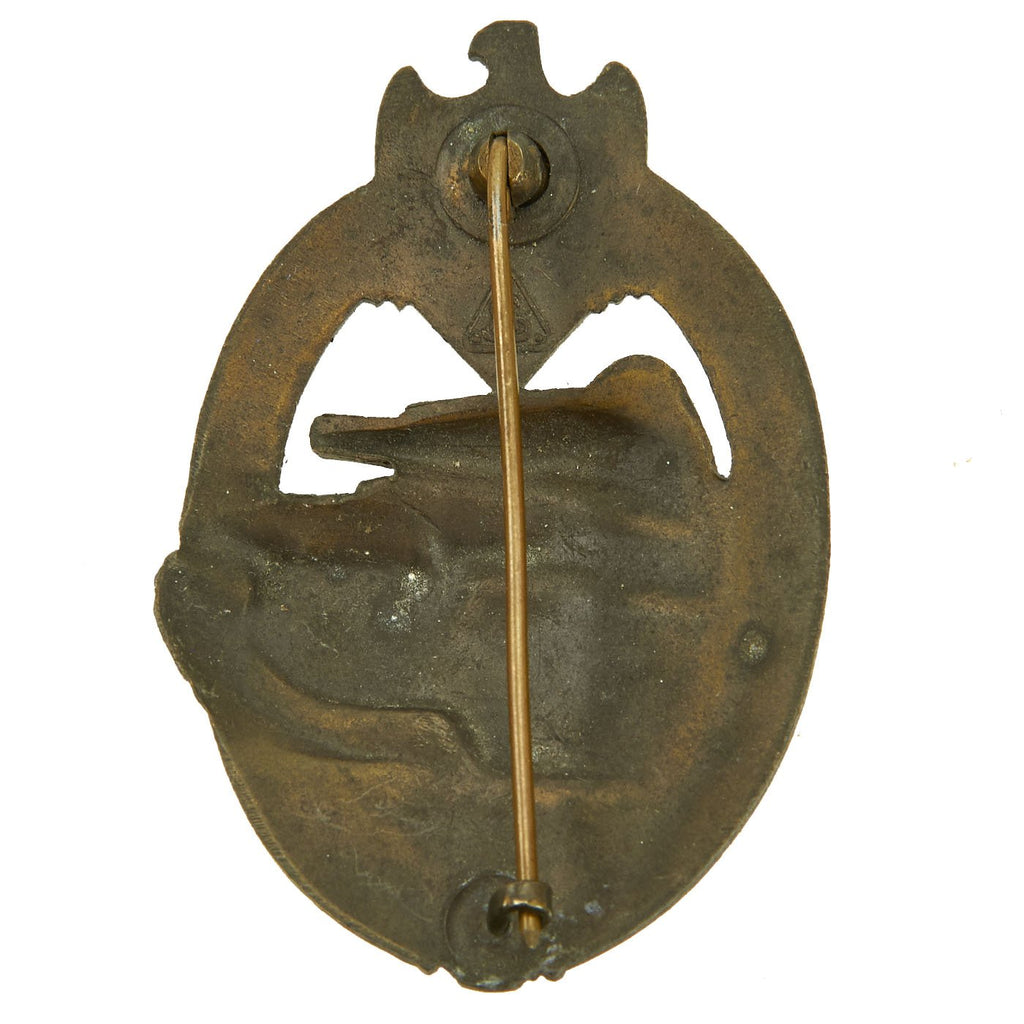 Original German WWII Bronze Grade Panzer Assault Tank Badge by A. D. S ...