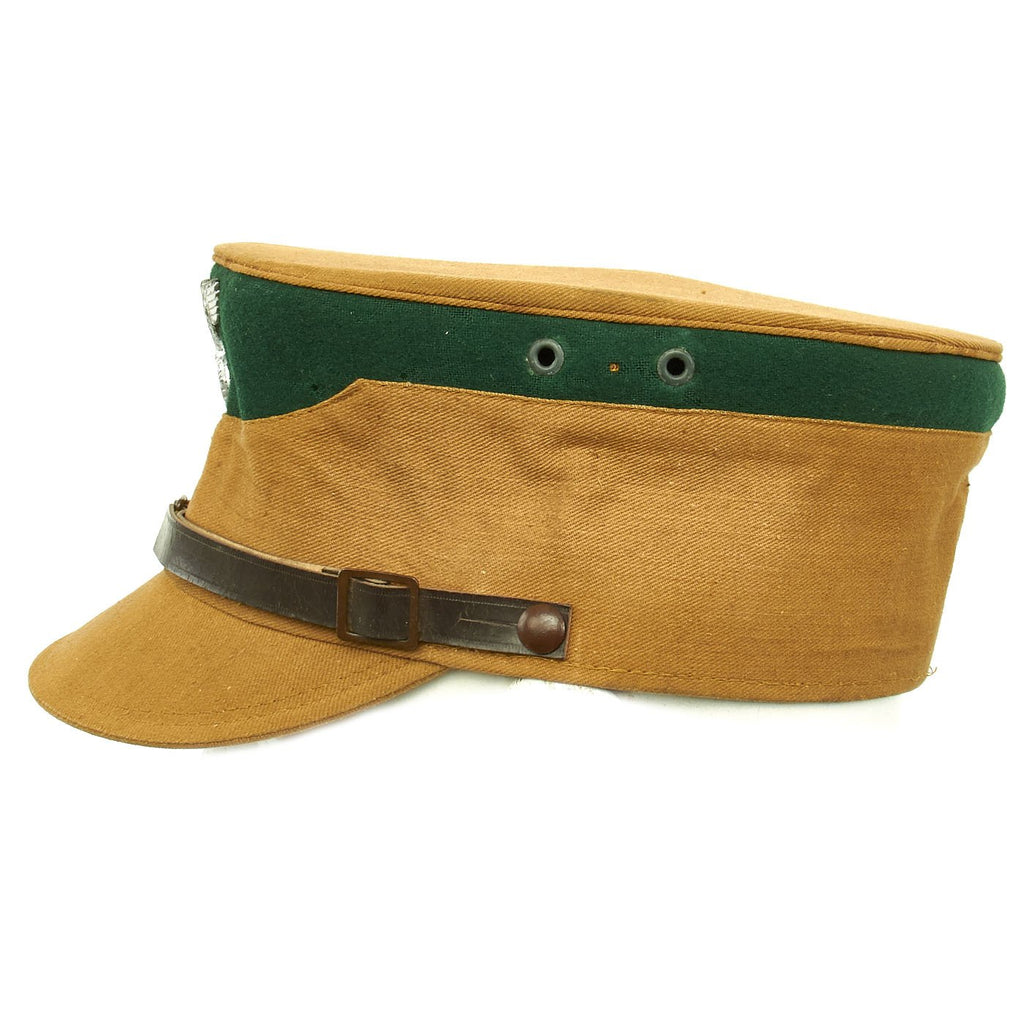 Original German WWII SA Stormtrooper Tan and Emerald Green Kepi from G ...