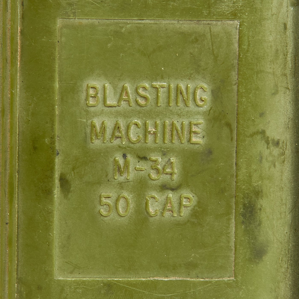 Original U.S. Amy Issue Vietnam War Era M-34 50 Cap Blasting Machine ...