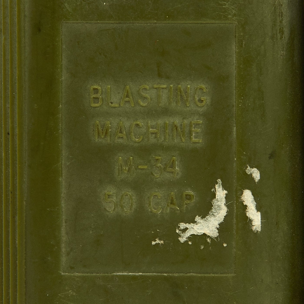 Original U.S. Amy Issue Vietnam War Era M-34 50 Cap Blasting Machine ...