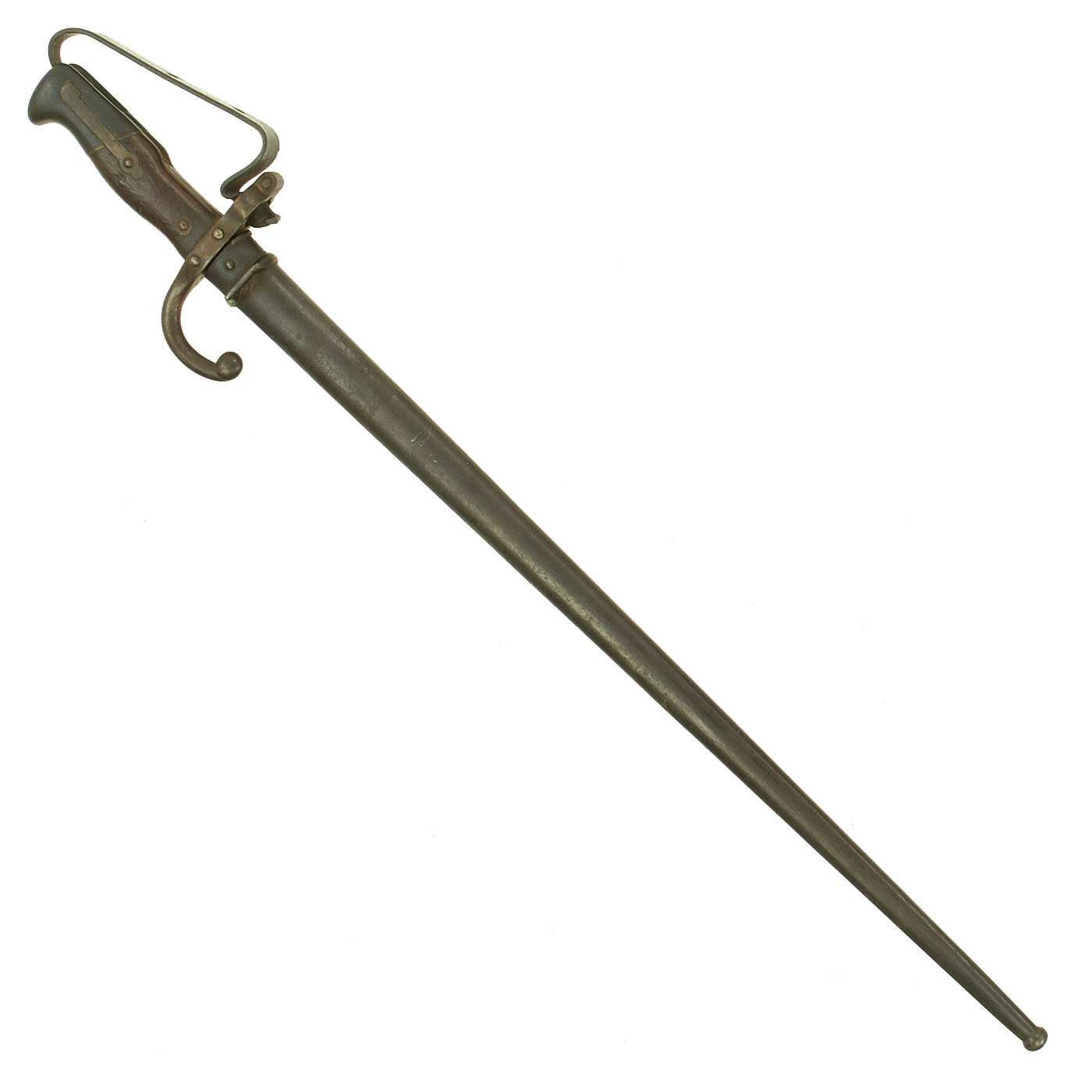 Original French M1874 Gras Bayonet by Châtellerault with Removable Cus ...
