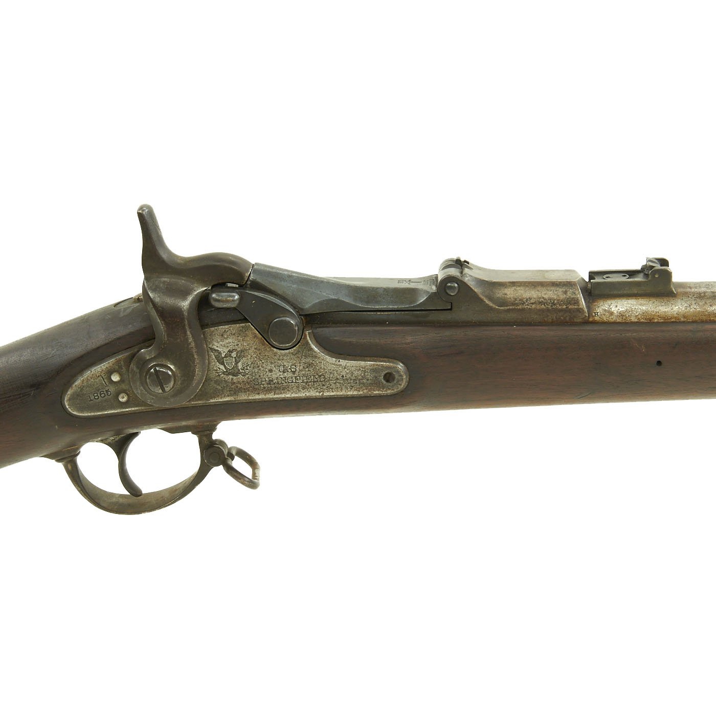 Original U.S. Civil War Springfield M-1863 Rifle Converted to M-1868 T ...