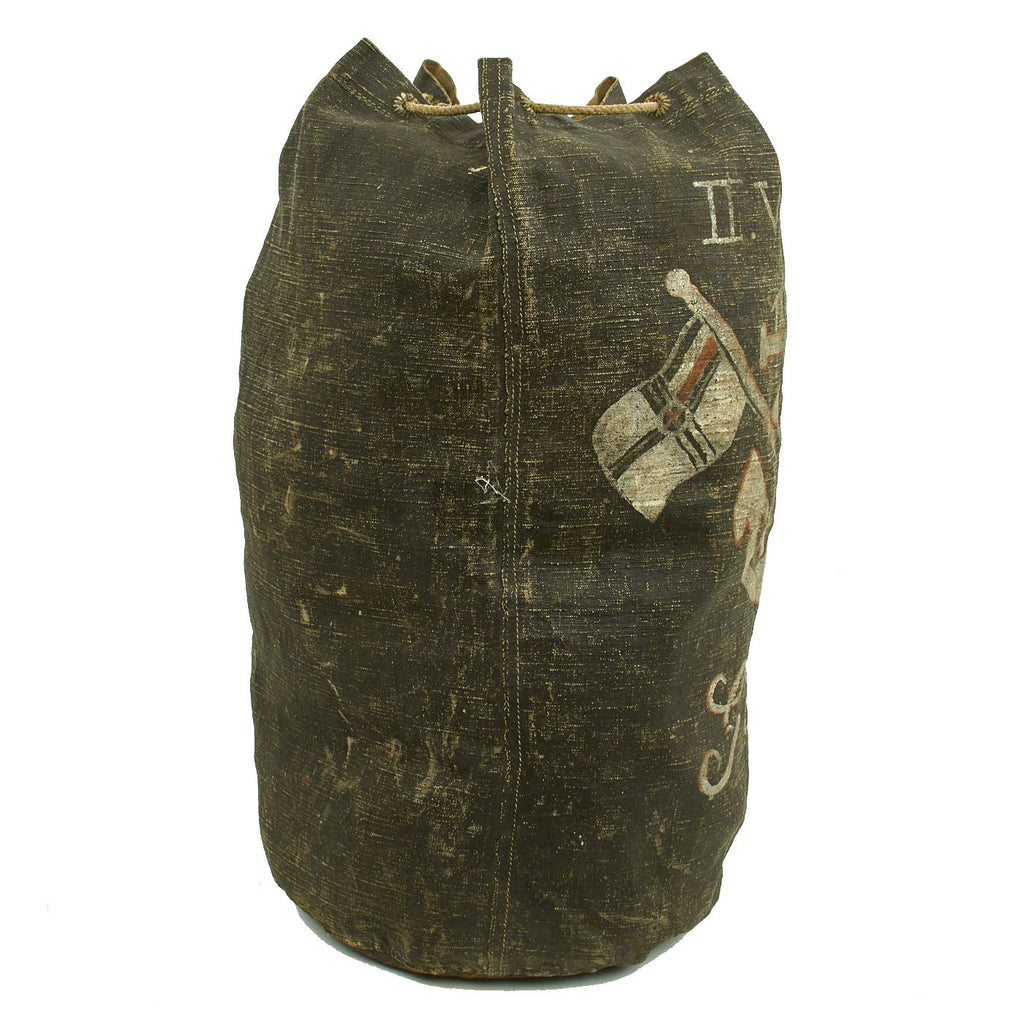 Original WWI Imperial German Navy Sailor's Named Painted Sea Bag ...