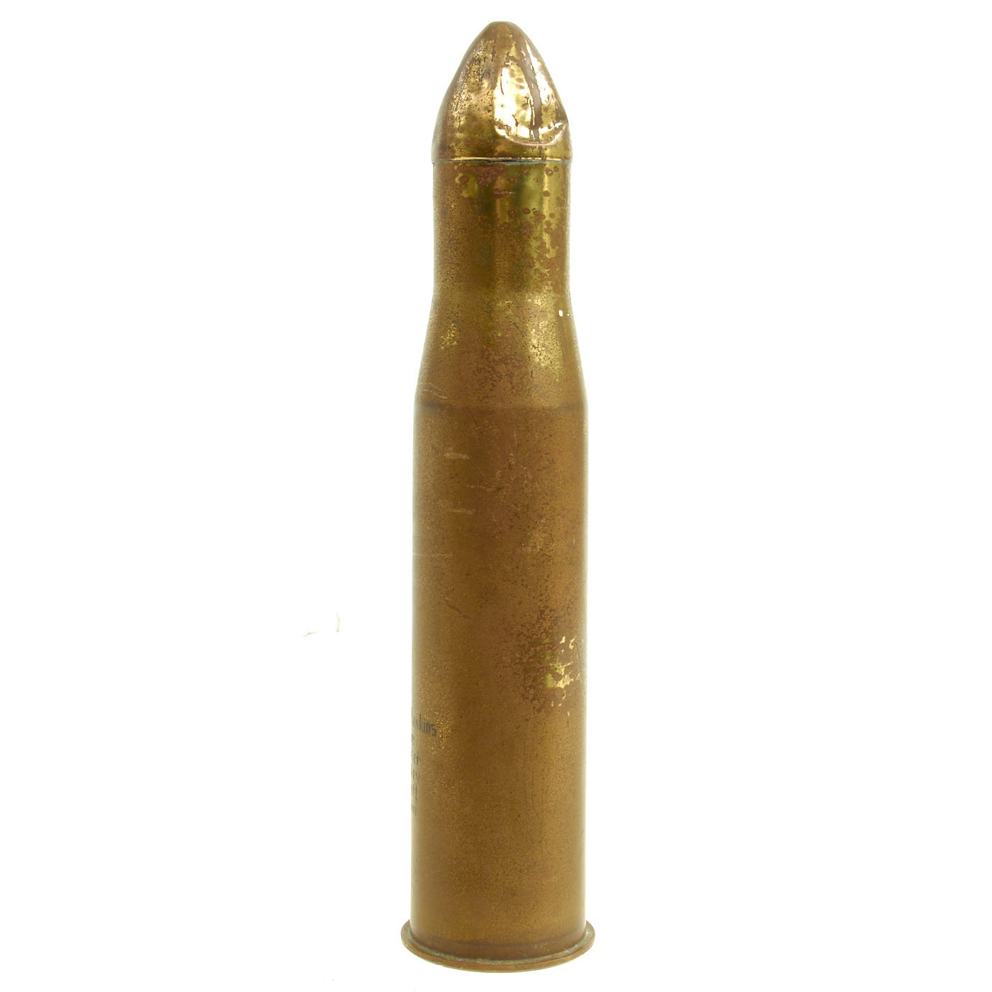 Original U.S. WWII 759th Light Tank Battalion Inscribed 37mm M16 Round ...