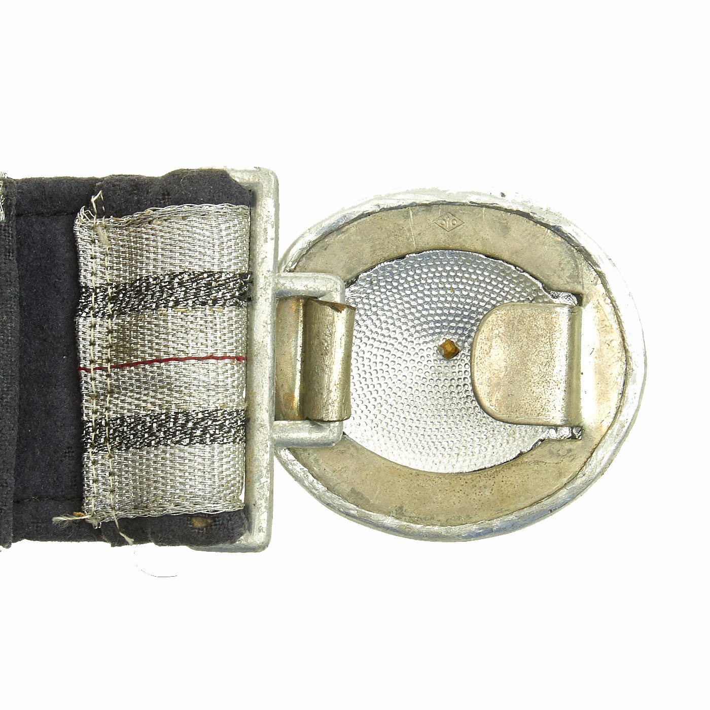 Original German WWII Luftwaffe Officer's Dress Brocade Belt with Alumi ...