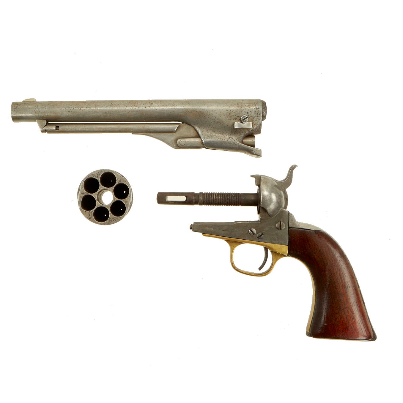 Original U.S. Civil War Colt M1860 Army Percussion Revolver issued to ...