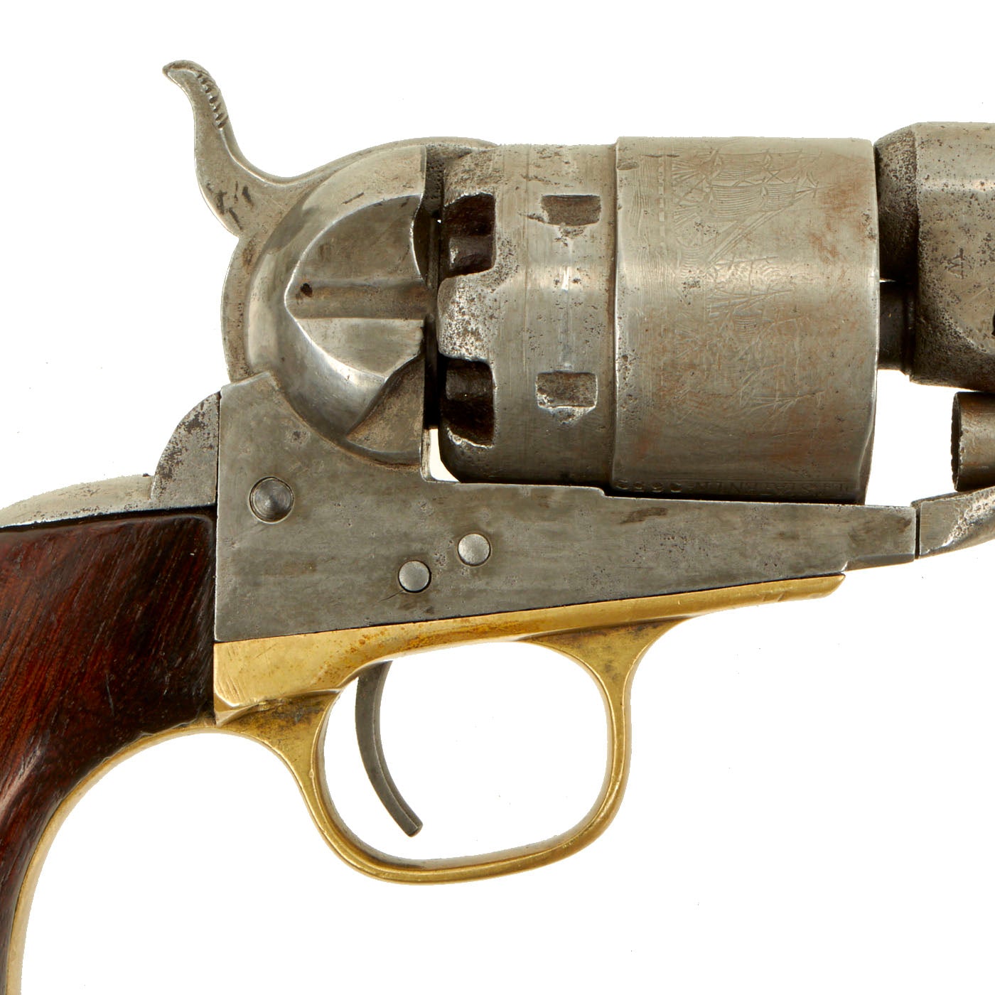 Original U.S. Civil War Colt M1860 Army Percussion Revolver issued to ...