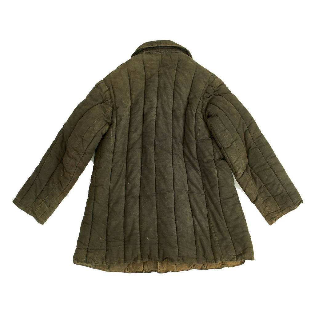 Original German WWII POW Telogreika Soviet Padded Jacket and M43 Hat ...
