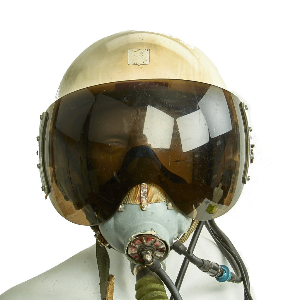 Original Soviet Cold War MiG-29 Fighter Jet Flight Helmet ZSh-5MKV2 wi ...