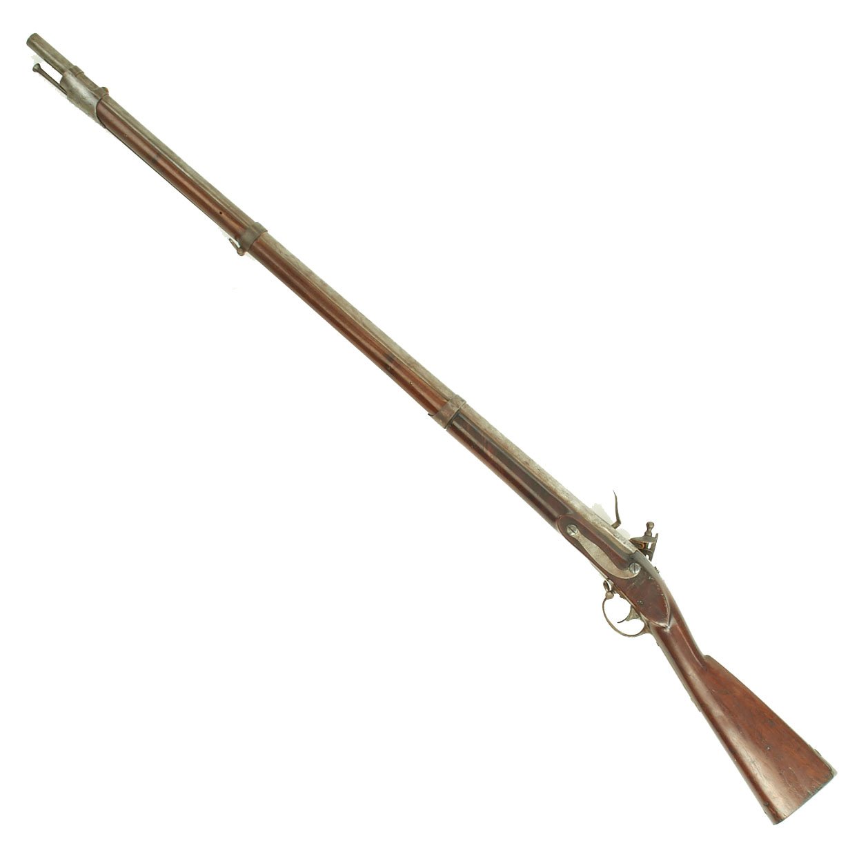 Original U.S. Springfield Model 1822 Flintlock Musket by Lemuel Pomero ...
