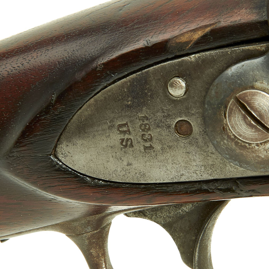 Original U.S. Springfield Model 1822 Flintlock Musket by Lemuel Pomero ...