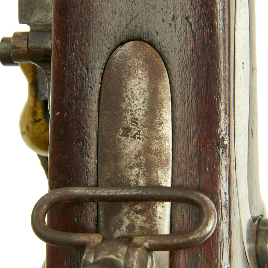 Original U.S. Springfield Model 1822 Flintlock Musket by Lemuel Pomero ...