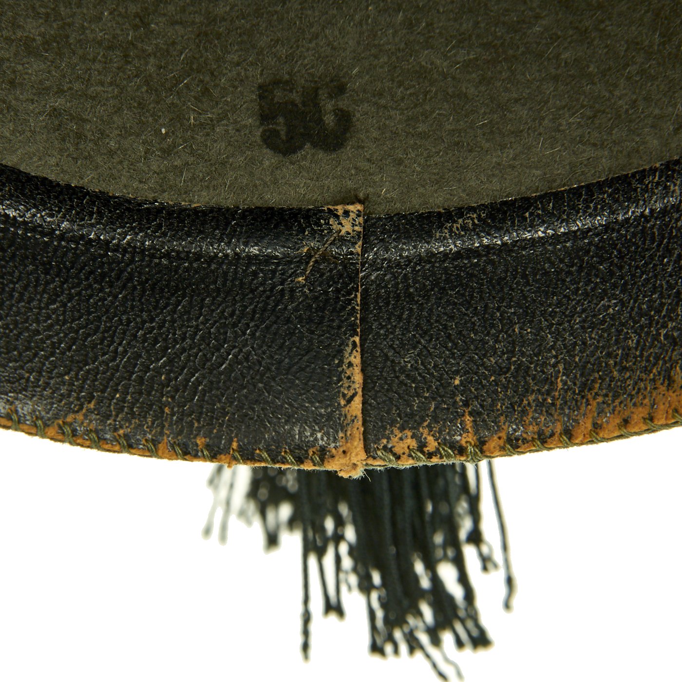 Original German WWII Waffen SS Field Gray M43 Combat Fez for Foreign V ...