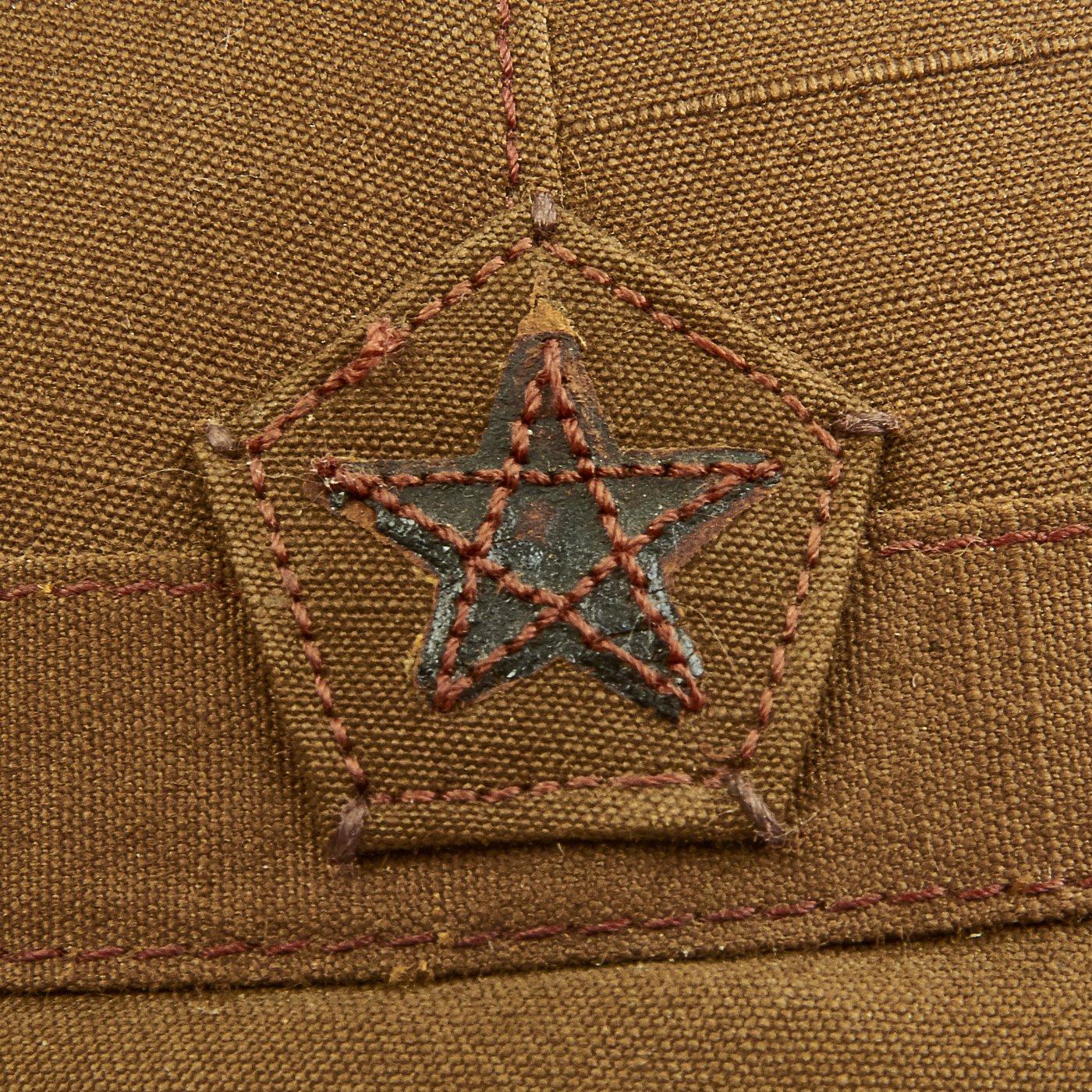 Original Japanese WWII Imperial Japanese Army Tanker Helmet with Marki ...