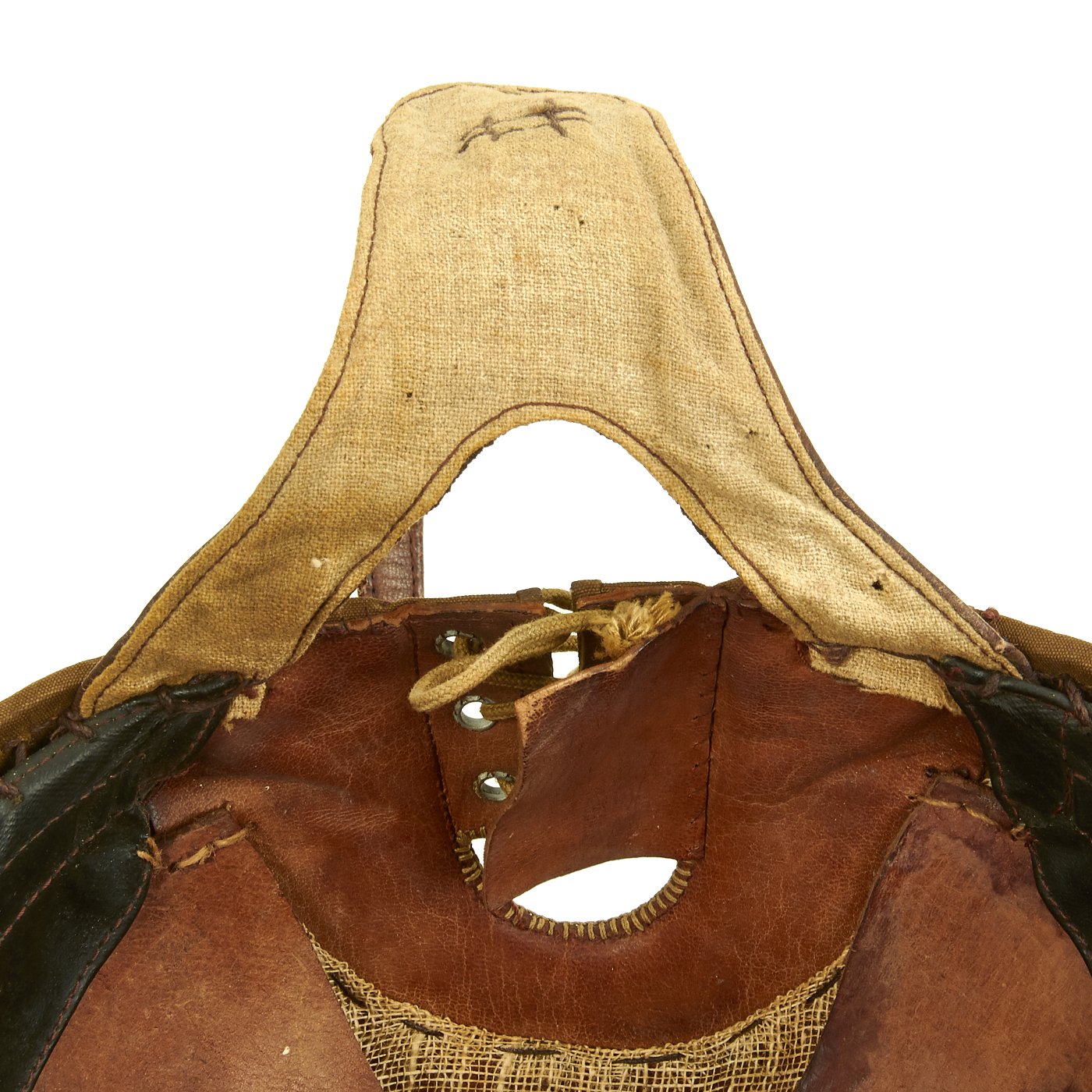 Original Japanese WWII Imperial Japanese Army Tanker Helmet with Marki ...