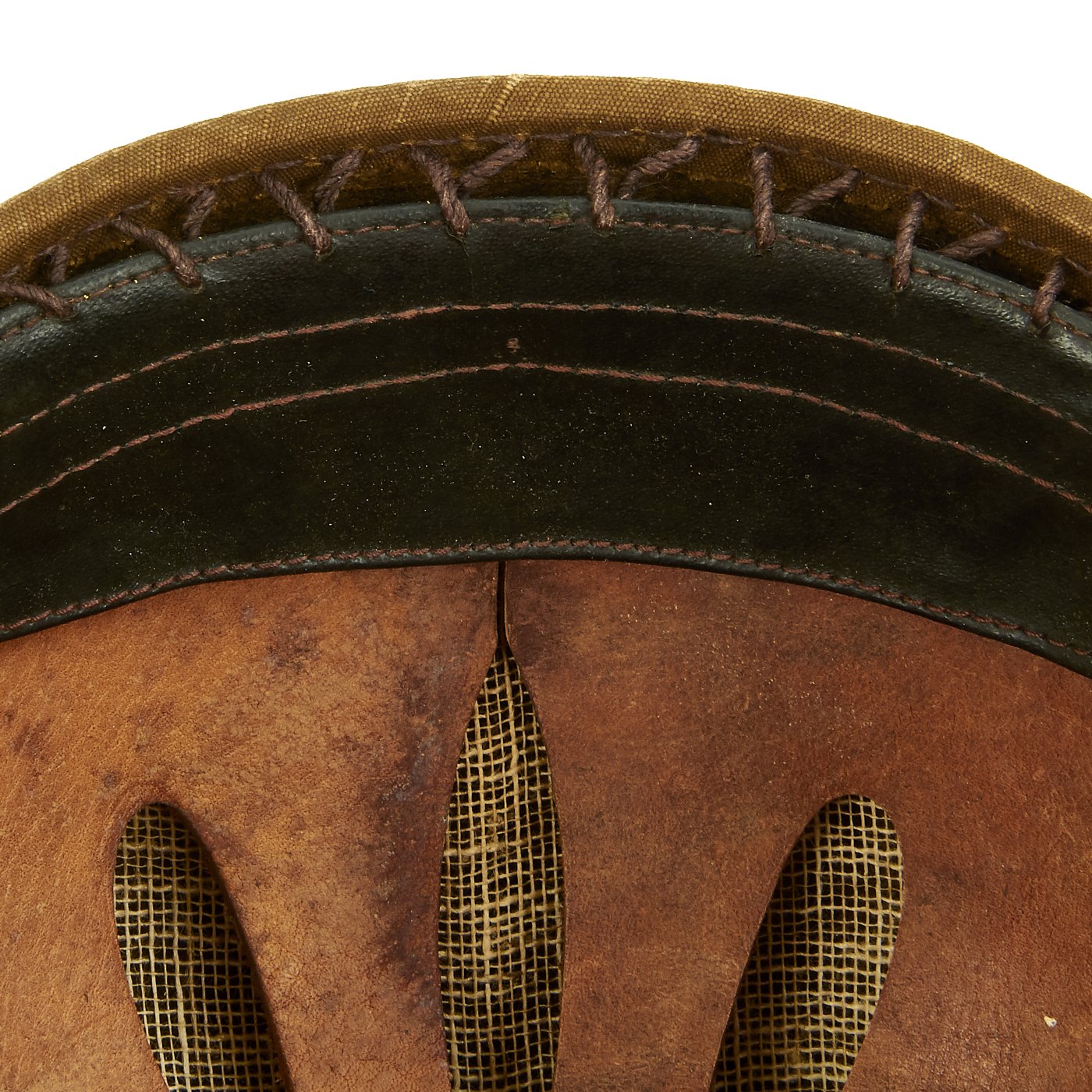 Original Japanese WWII Imperial Japanese Army Tanker Helmet with Marki ...