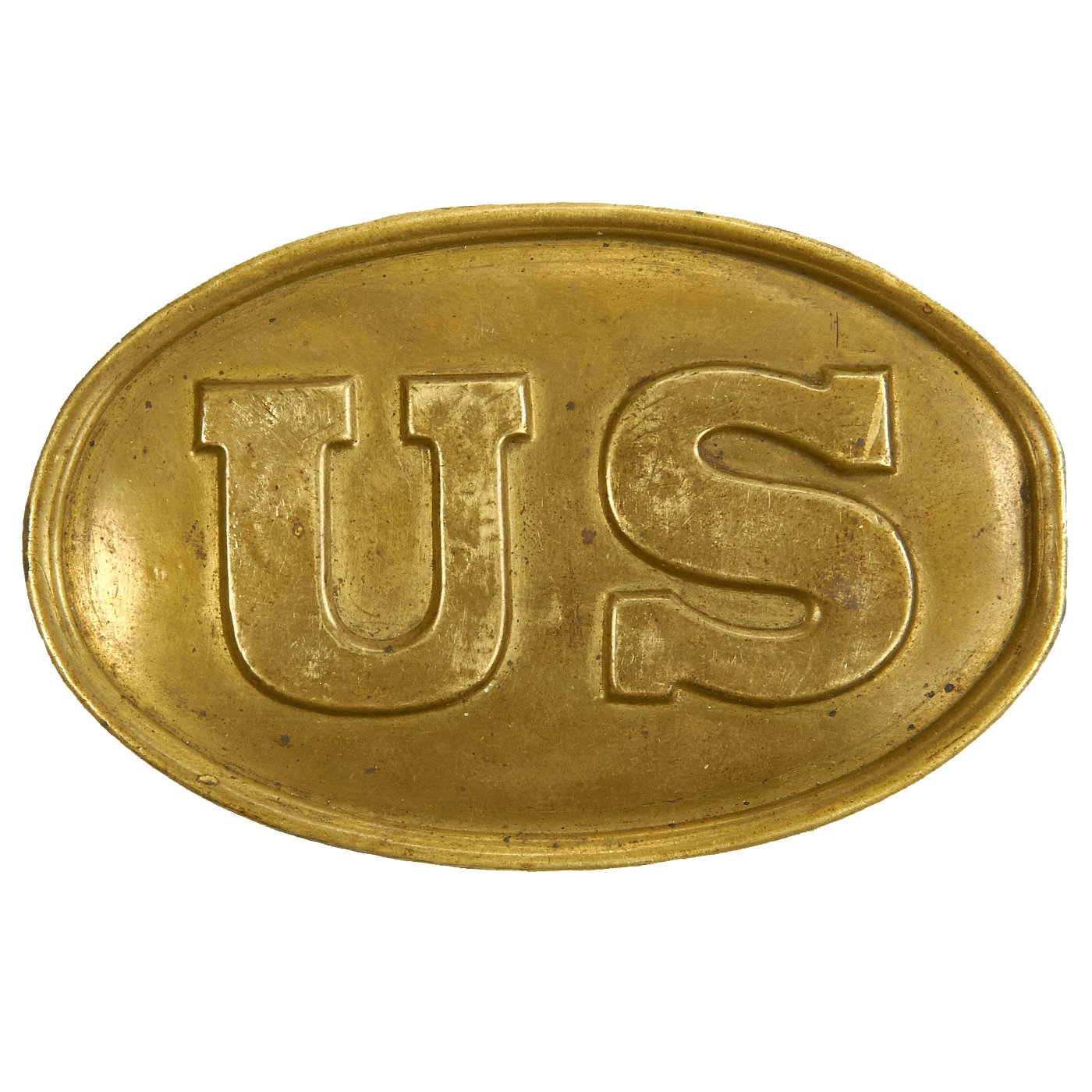 Original U.S. Civil War M1861 Cartridge Box Plate and M1842 Style Spri ...