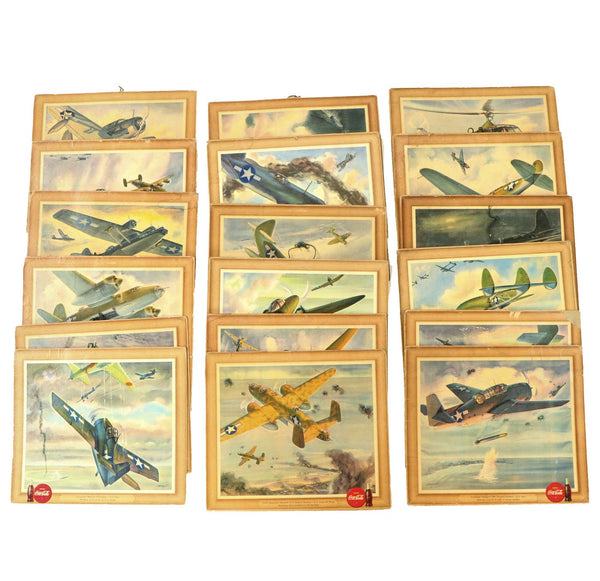 Original U.S. WWII 1943 Coca-Cola Army Air Force Aircraft Identificati ...
