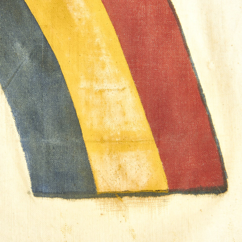 Original U.S. WWII 42nd Infantry "Rainbow" Division Small Named Painte ...