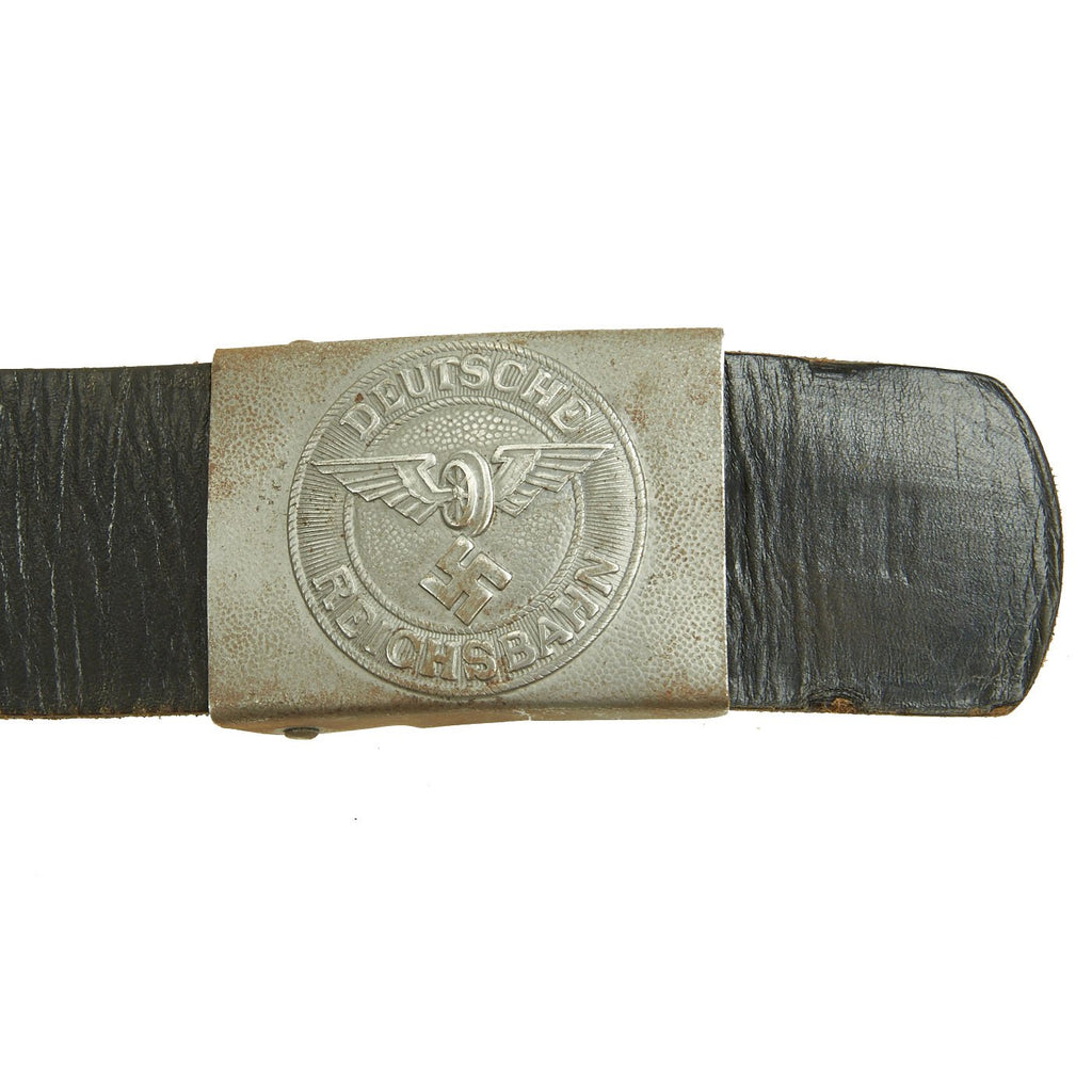 Original German WWII DRB Bahnschutzpolizei Railway Police Belt with Pe ...